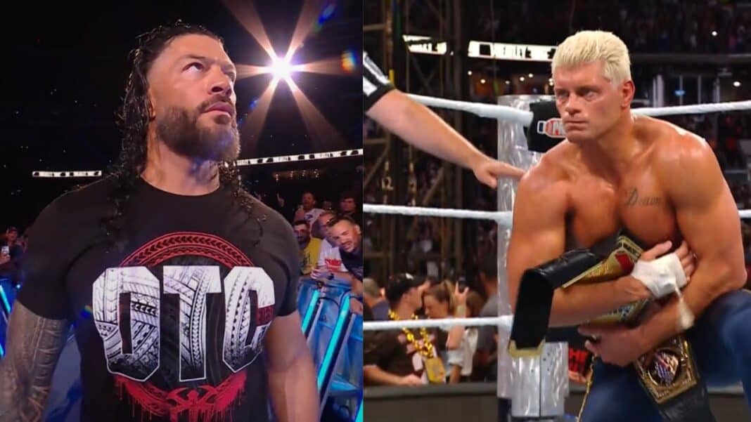 Backstage News On WWE's Plans For Cody Rhodes Vs. Roman Reigns III ...