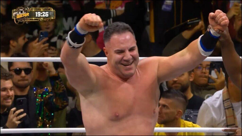 AEW Full Gear Results: Big Boom AJ Victorious In AEW In-Ring Debut ...