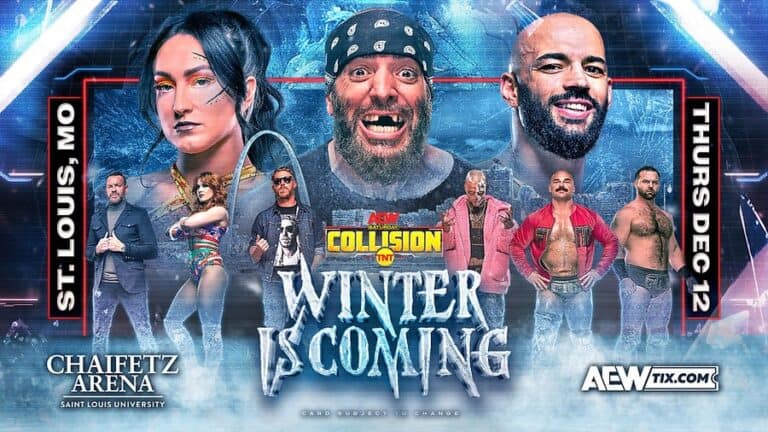 AEW Collision: Winter Is Coming Is Being Taped Tonight In St. Louis, MO - Wrestling News