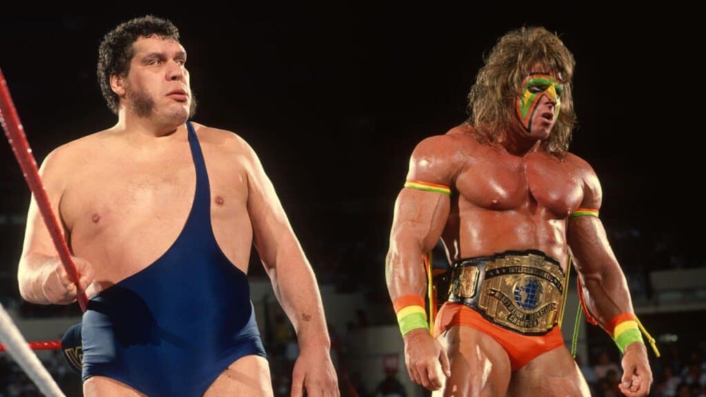 WWE Vault Unearths Classic Ultimate Warrior Vs. Andre The Giant Clash ...