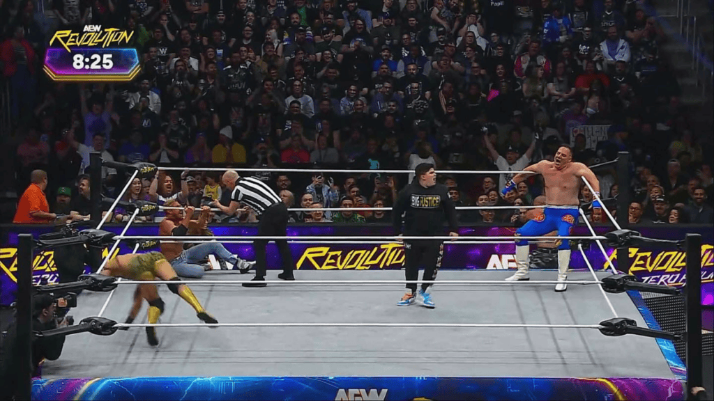 AEW Revolution Results: Big Justice Gets Physical, Big Boom AJ Scores ...