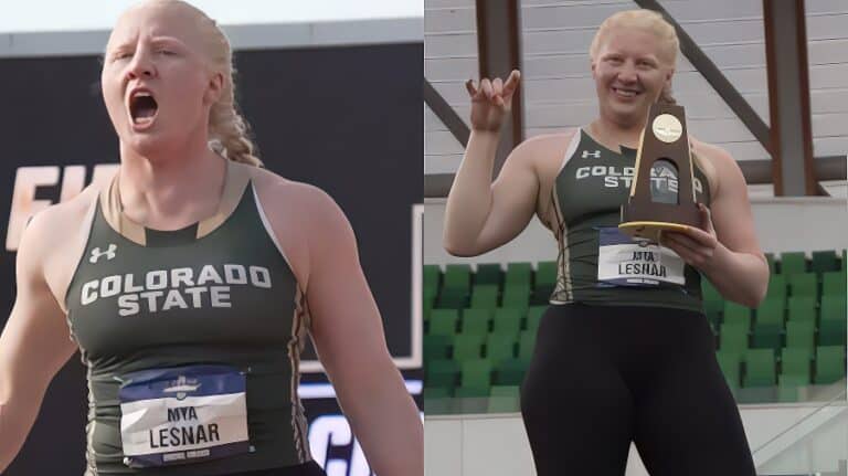 Mya Lesnar Wins NCAA Shot Put National Championship - Wrestling News