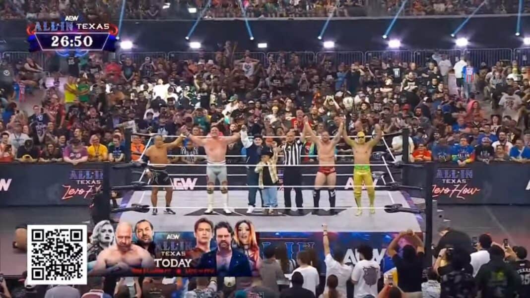 AEW All In Results: Big Justice Helps Big Boom AJ In Securing Zero Hour ...