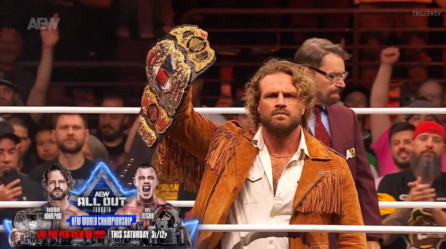 Kyle Fletcher Puts Hangman Page Through A Table At AEW Dynamite: September To Remember ...