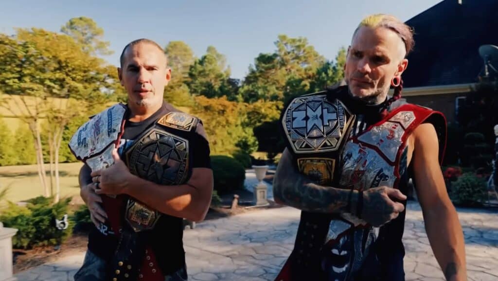 Matt Hardy Reveals The Point Of The Hardy Boyz's WWE NXT Tag Team Title ...